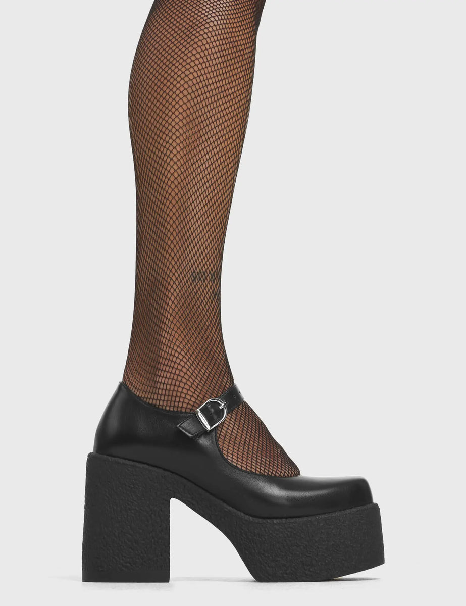 Genius Chunky Platform Mary Jane Shoes - LAMODA