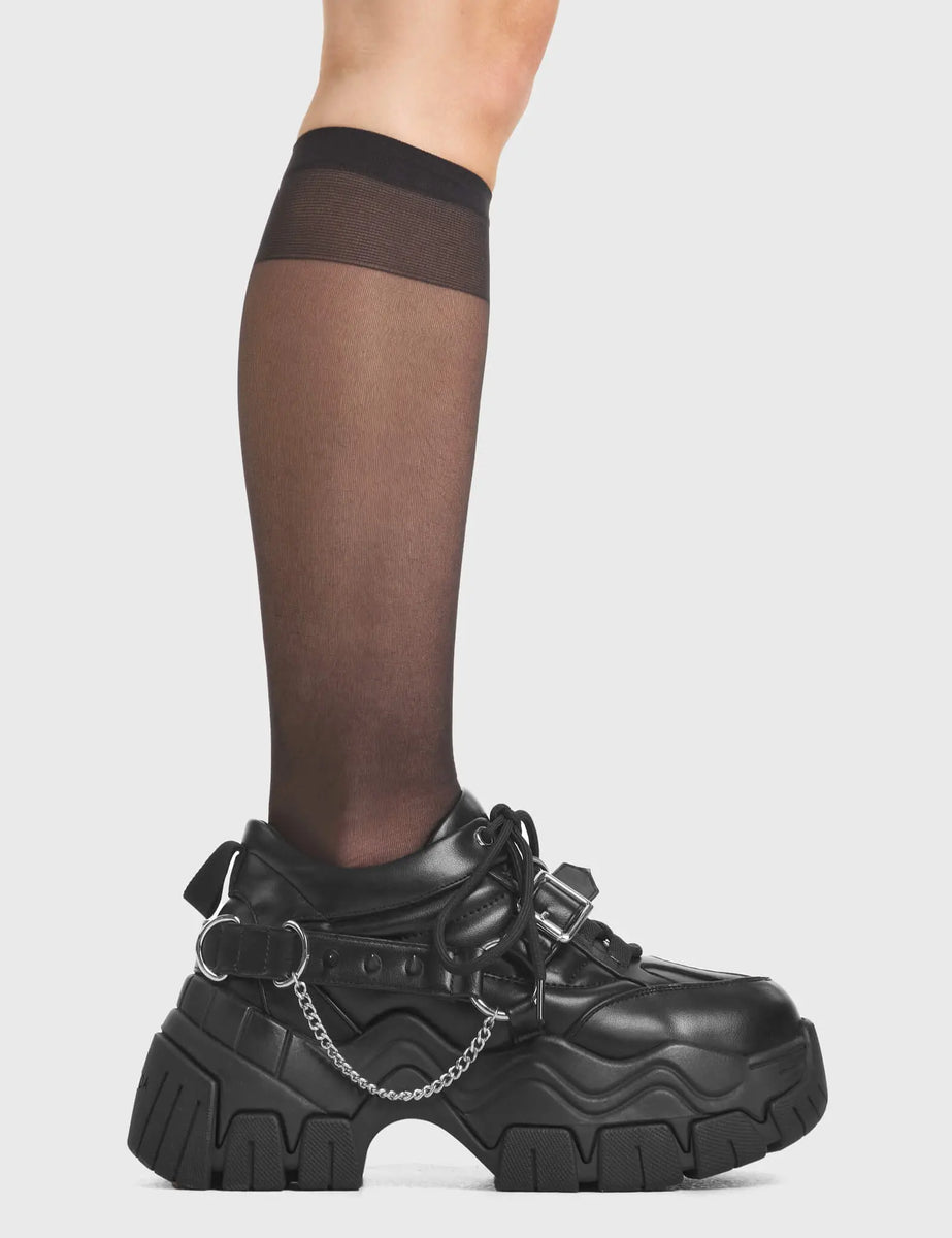 Lone Wolf Chunky Platform Sneakers - LAMODA